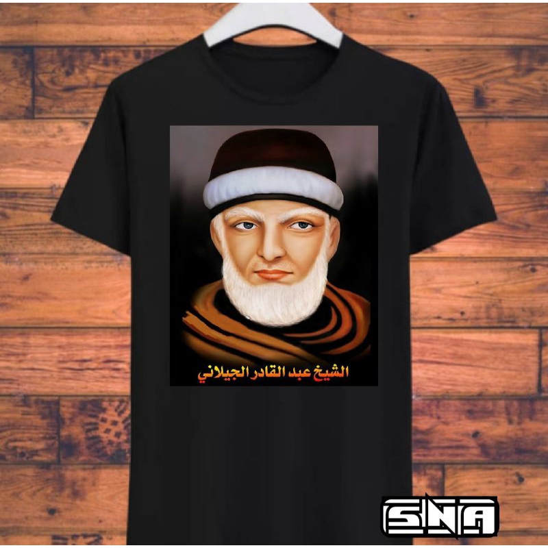 Jual Kaos Ulama Syekh Abdul qodir Aljailani / Kaos santri diatro 100 ...