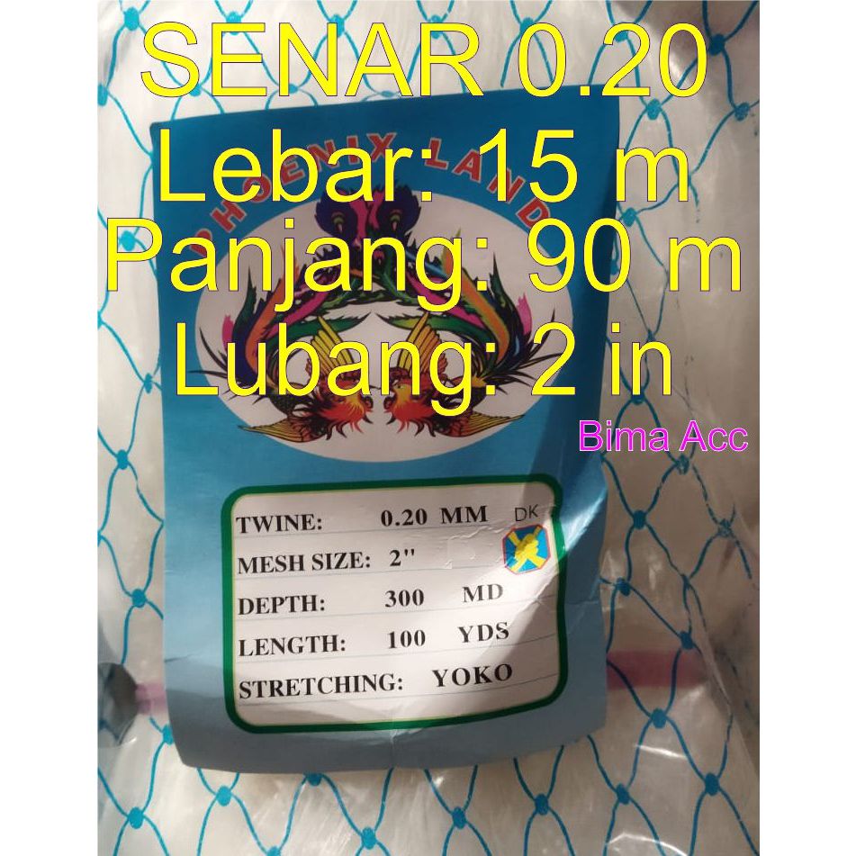 Jual Jaring tutup Padi jaring burung Lebar 15 meter 0.20 2" 300x100 | Shopee Indonesia