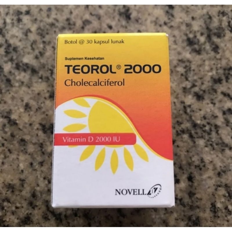Jual Teorol 2000iu Box isi 30 Kapsul Memenuhi Kebutuhan Vitamin D3 ...