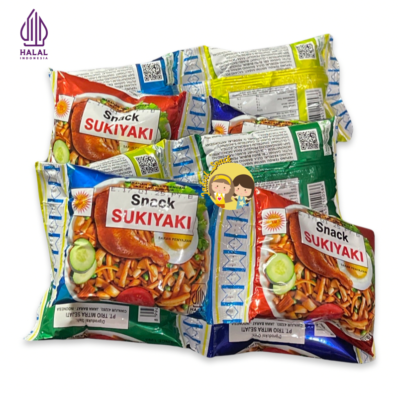 Jual Sukiyaki Snack 10 X 8 Gr Rasa Asin Gurih I Jajanan Jadul | Snack ...
