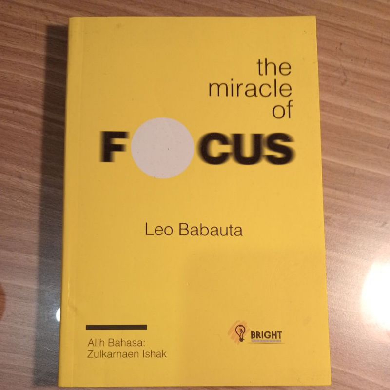 Jual buku the miracle of focus by leo babauta | Shopee Indonesia