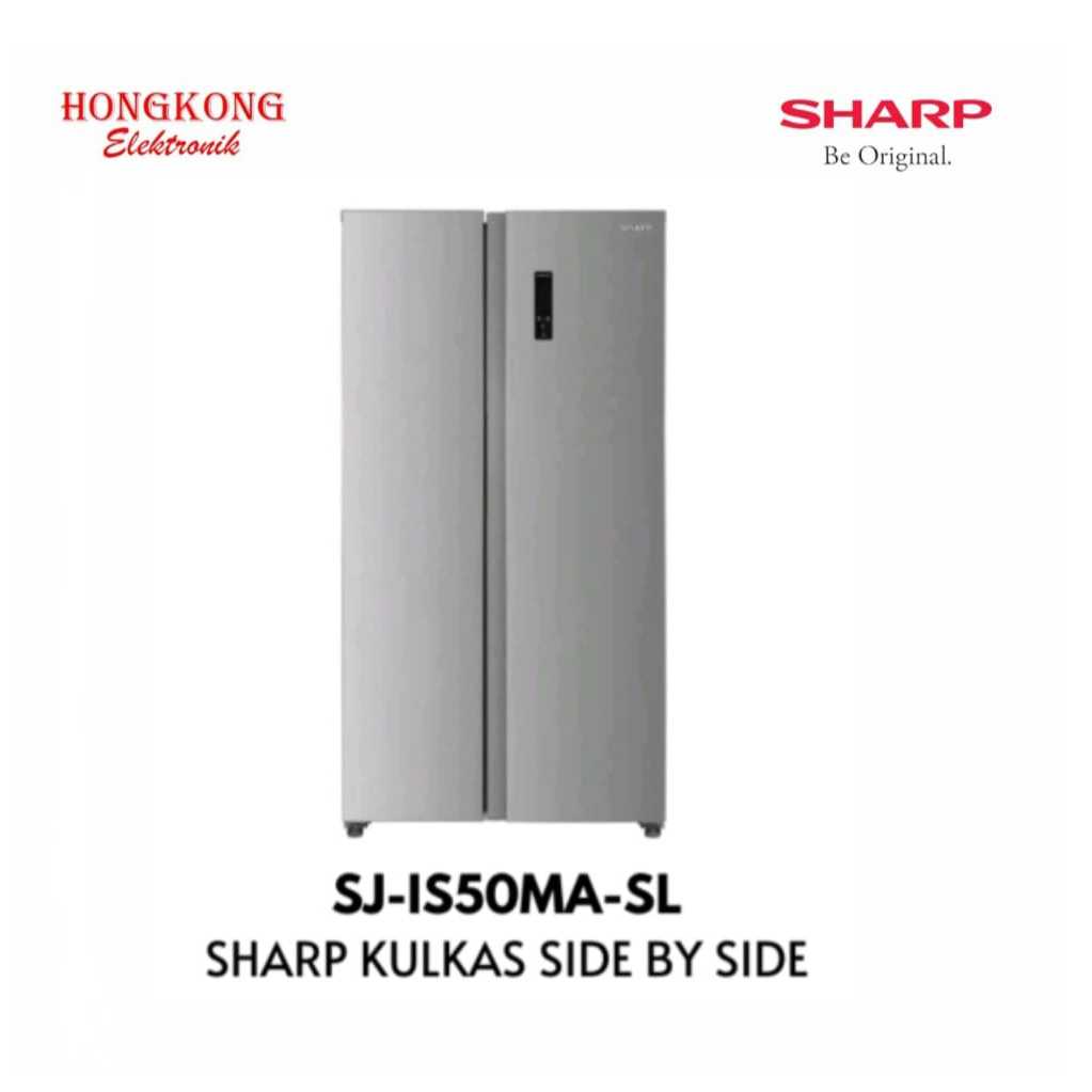 Jual KULKAS SIDE BY SIDE SHARP 472 LITER SJ-IS50MA-SL | Shopee Indonesia