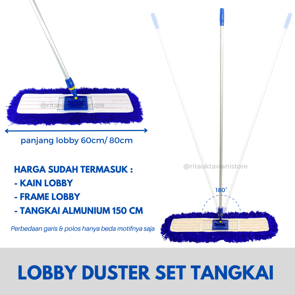 Jual LOBBY SET GARIS PAKE TANGKAI / LOBBY DUSTER | Shopee Indonesia