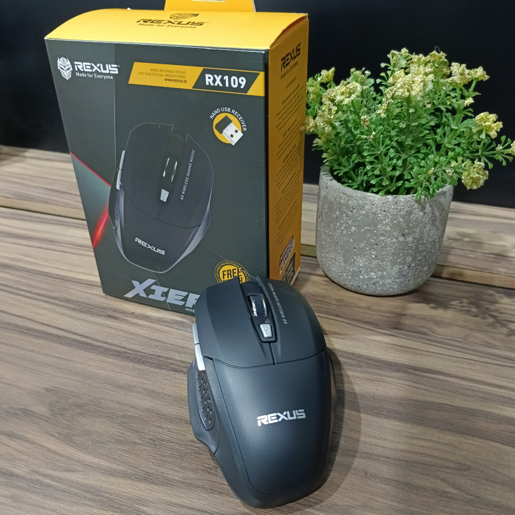 Jual MOUSE WIRELESS REXUS XIERRA RX-109 | Shopee Indonesia