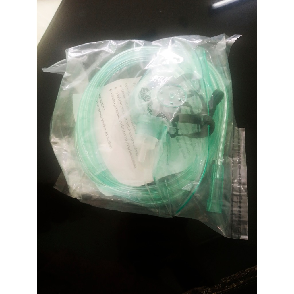 Jual Hexacare oxygen adult mask/masker oksigen dewasa | Shopee Indonesia