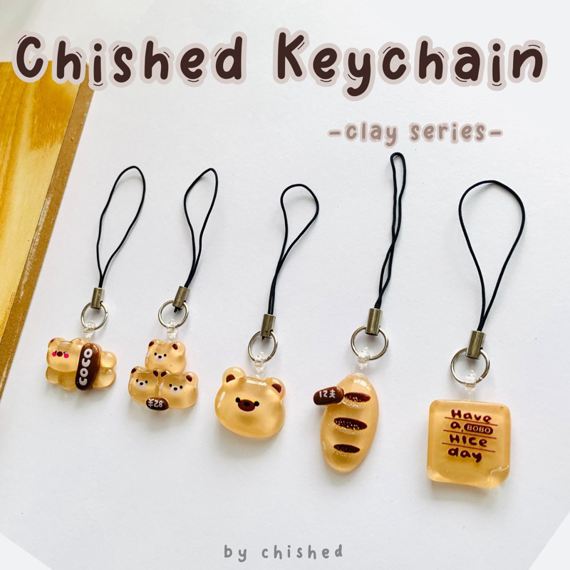 Jual CHISHED ♾️ KEYCHAIN/ Tali HP Strap HP Gantungan Kunci Keycharm GKC ...