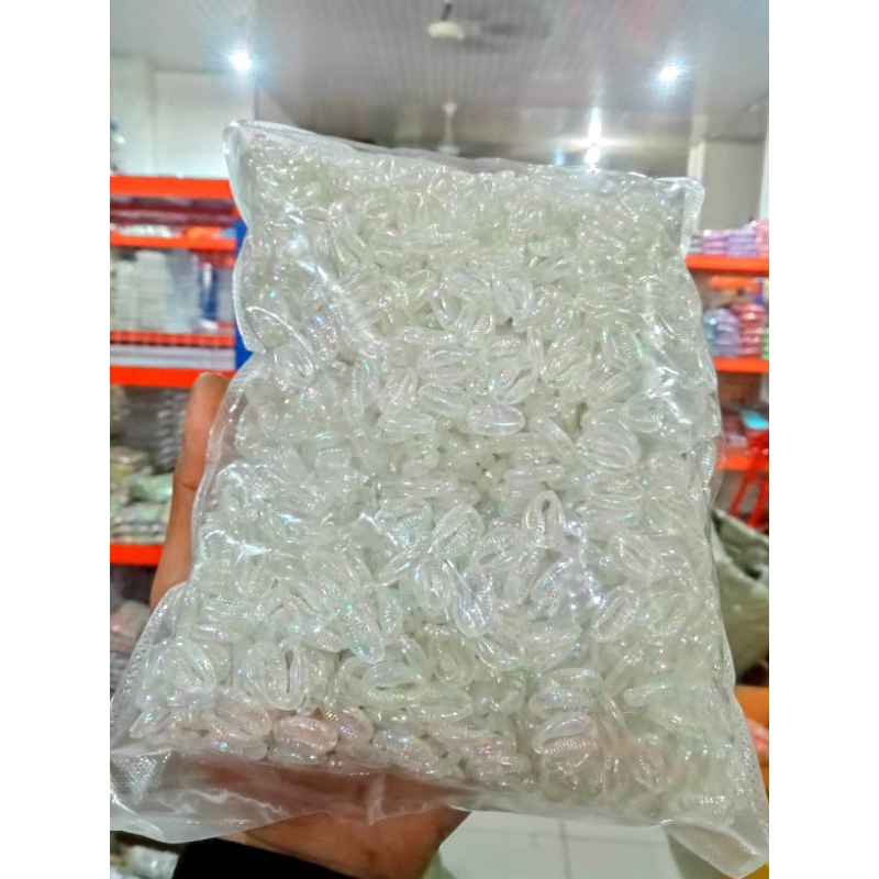Jual Mote manik kerang congklak bening berat sepon | Shopee Indonesia