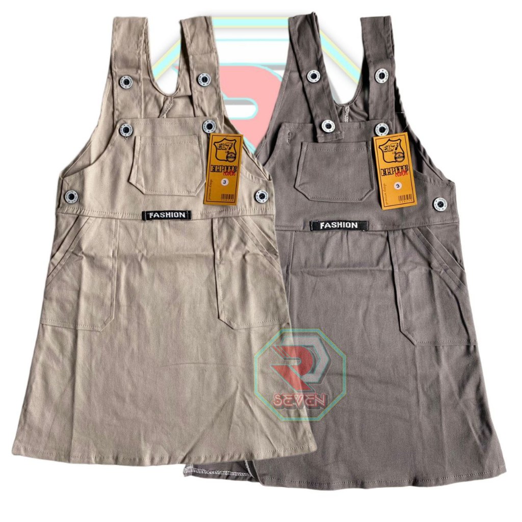 Jual Rok Overall Anak Twill Combed (Usia 1-6 Tahun) | Shopee Indonesia