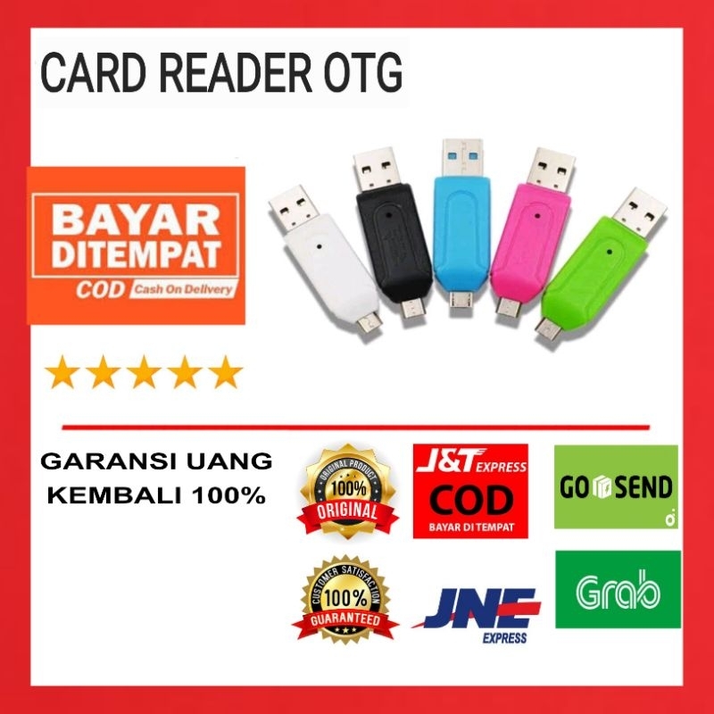 Jual Card reader otg untuk mindahin data ke hp dan laptop | Shopee ...