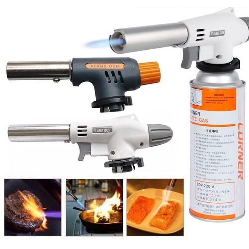 Jual paket Kepala Gas flame gun Torch Dapur Masak Kitchen Cook Alat ...