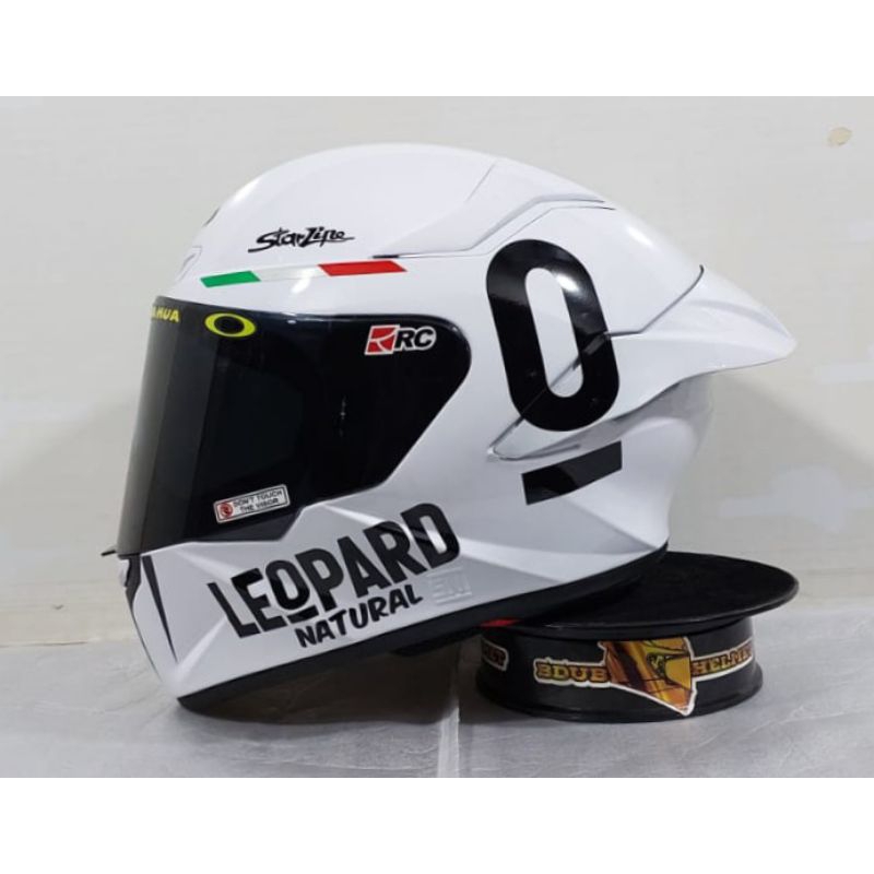 Jual Helm full face MLA TTC solid paket ganteng leopard | Shopee Indonesia