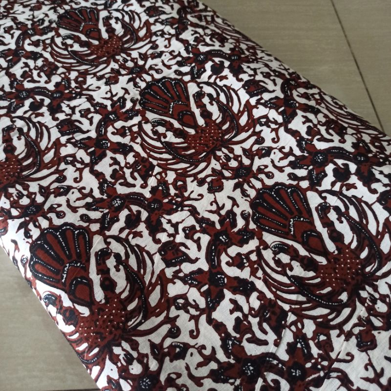Jual kain batik batu motif Sidomukti putih | Shopee Indonesia