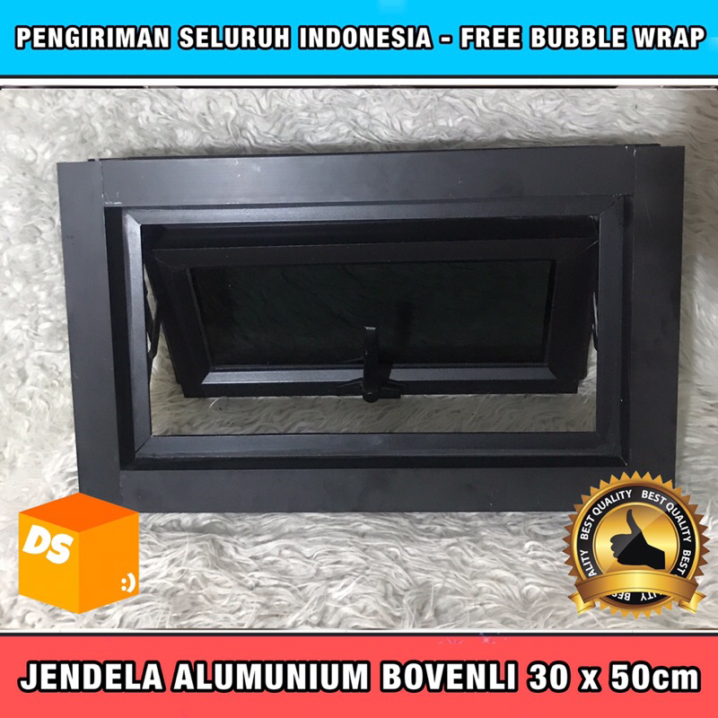 Jual JENDELA ALUMUNIUM BOVENLI 30 x 50cm (ALUMUNIUM WINDOW ...