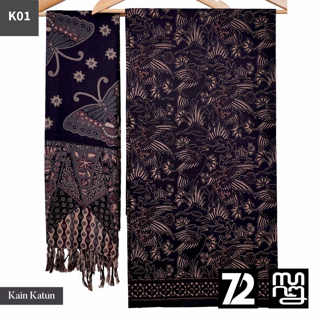 Jual Kain Dan Selendang Premium Motif Two Tone Bangau Warna Hitam Tanah ...