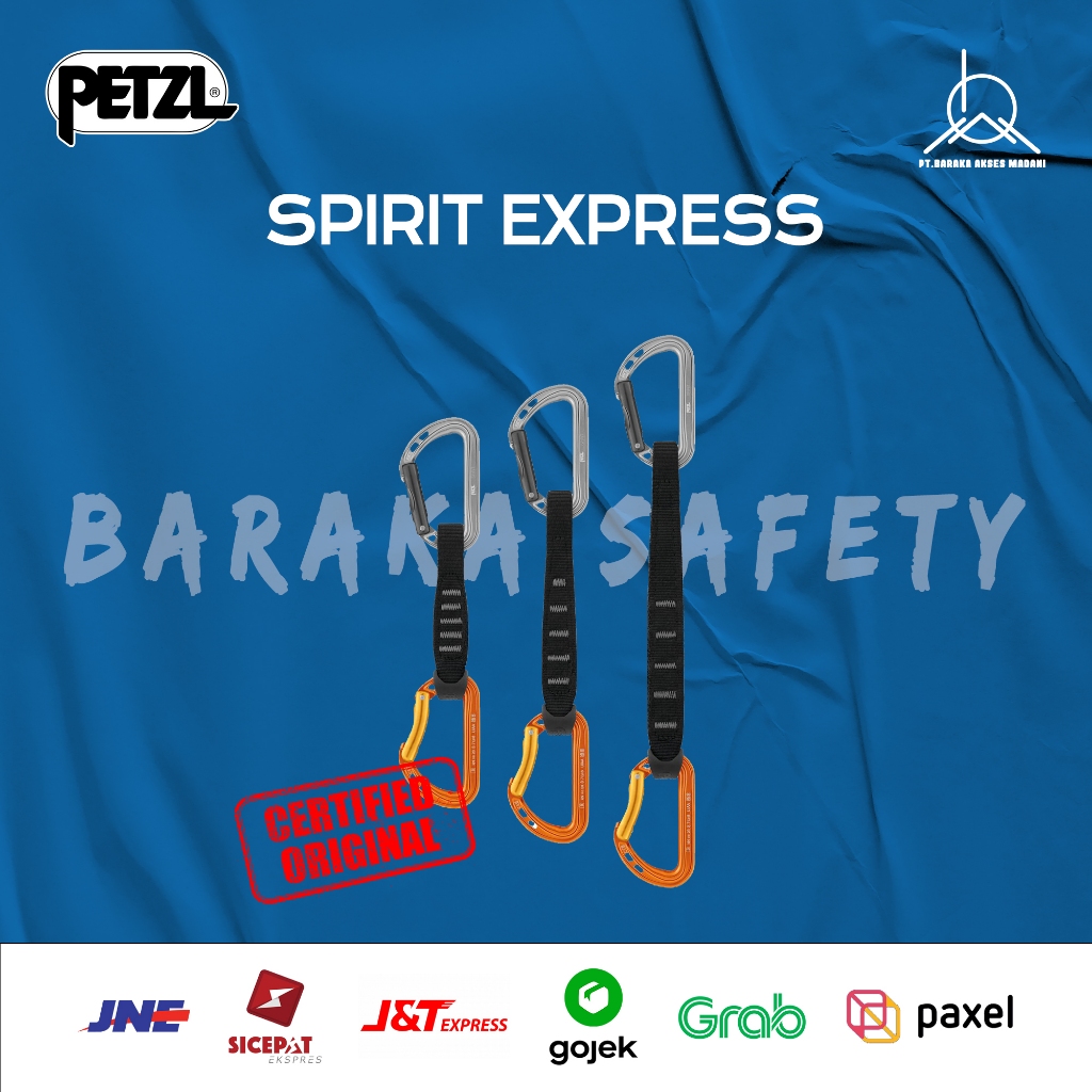 Jual PETZL SPIRIT EXPRESS Lightweight, Versatile Quickdraw for Rock ...