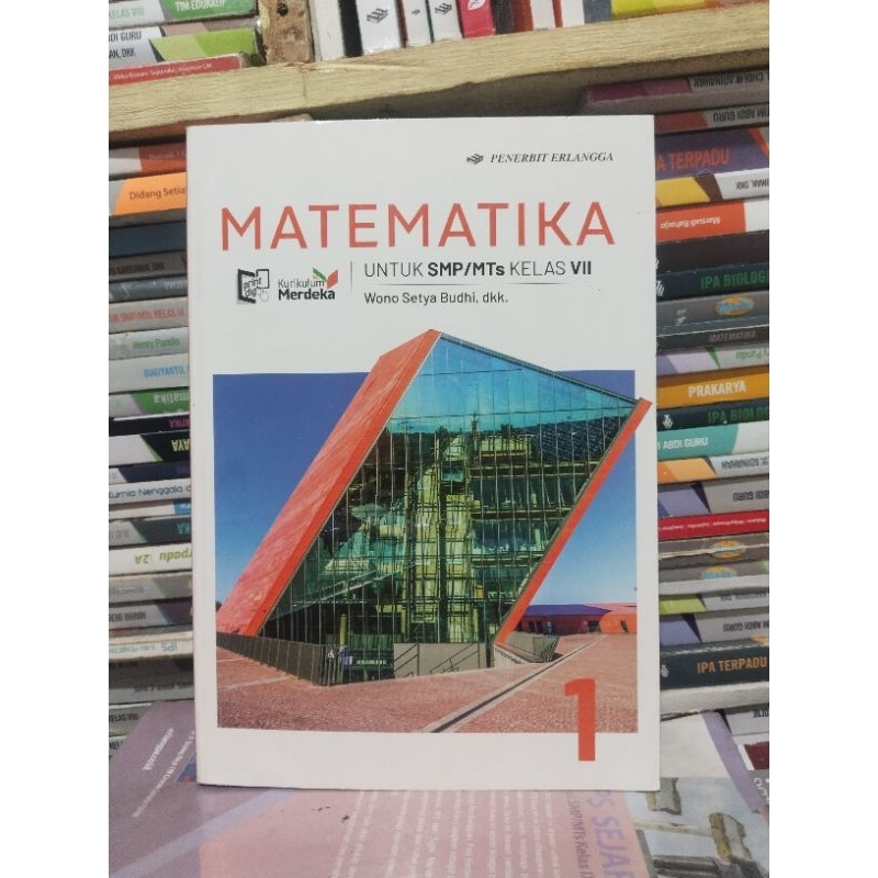 Jual buku matematika kelas 7/VII/1 smp mts erlangga kurmer kurikulum merdeka | Shopee Indonesia