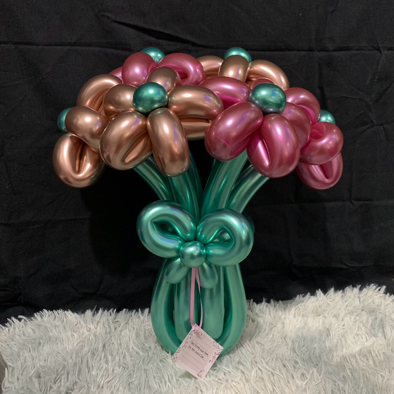 Jual Buket Balon Bunga Bandung Edisi Nona | Shopee Indonesia