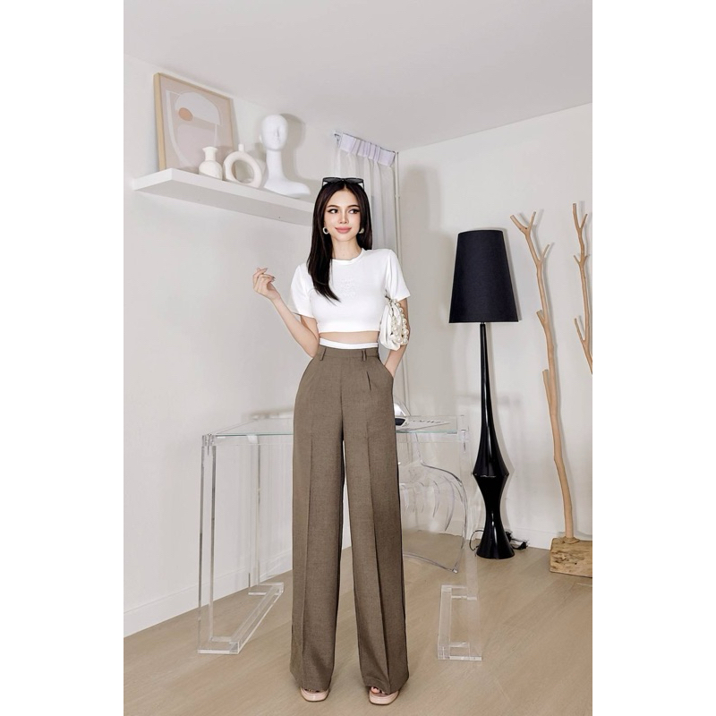 Jual Patra Pants (Korean White List Long Cullote Pants Cotton Candy ...