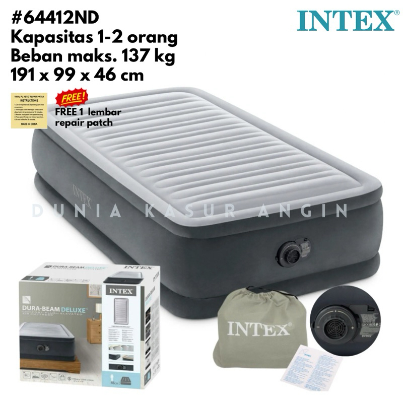 Jual DUNIAKASURANGIN - Kasur Angin Twin Size Pompa Listrik INTEX ...