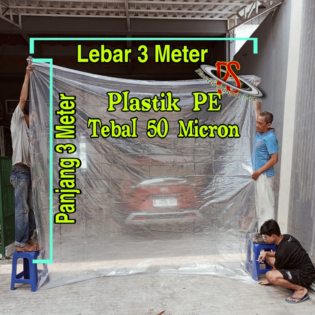 Jual Plastik Bening 300 x 300 Cm , 250 x 250 Cm , 200 x 250 Cm ...