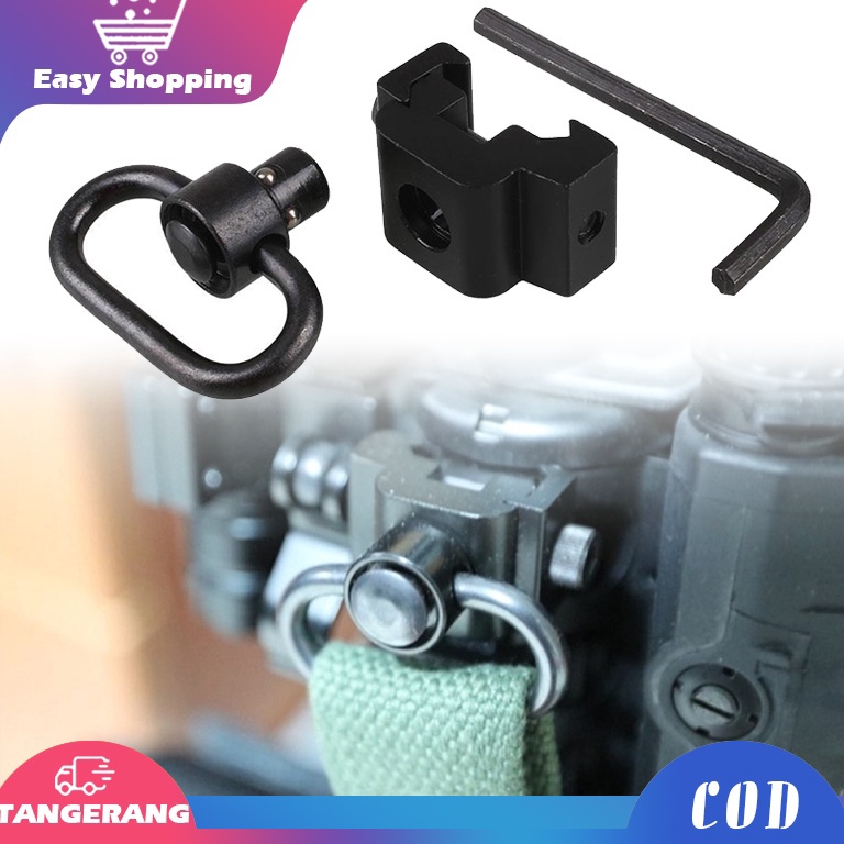 Jual Siap Kirim QD Sling Swivel Mount Dengan Tombol TekanTactical Quick ...