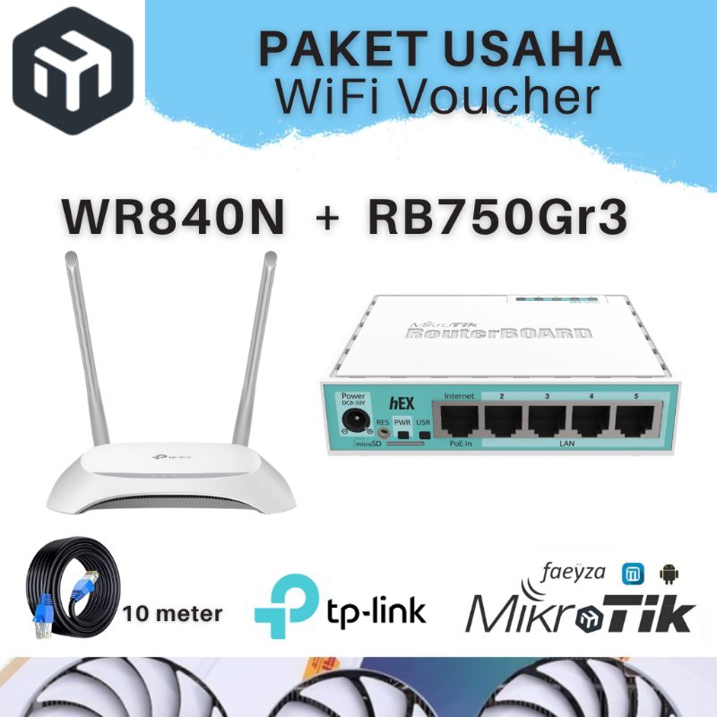 Jual Paket Alat Usaha Wifi Hotspot Voucher RT RW NET Siap Pakai ...