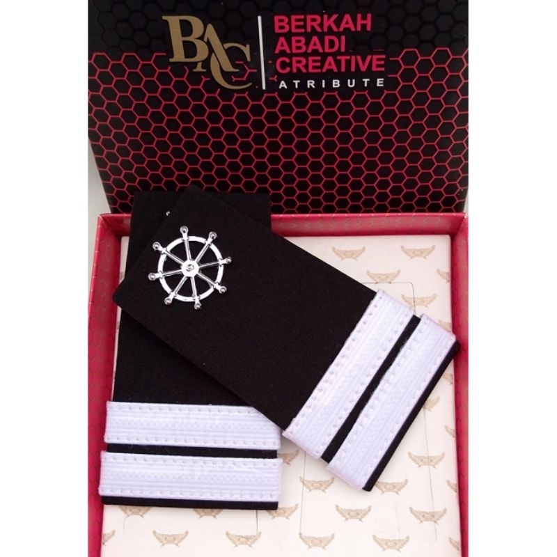 Jual Pangkat Pdh Pelmi/Pelayaran Balok Dua Putih Exclusive | Shopee ...