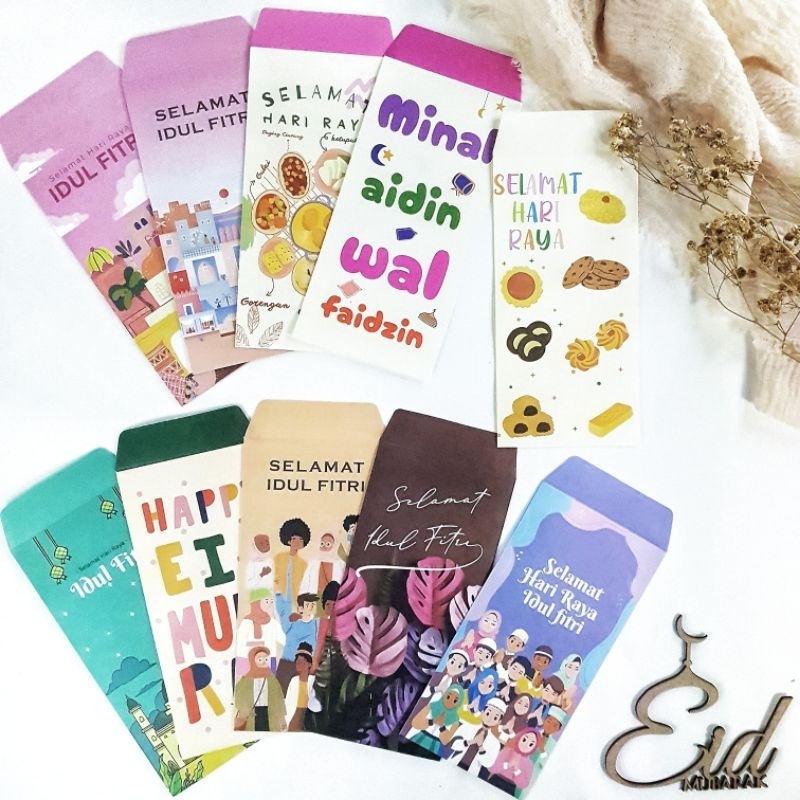 Jual AMPLOP LEBARAN AESTHETIC CUSTOM UNIK (10PCS) | Shopee Indonesia