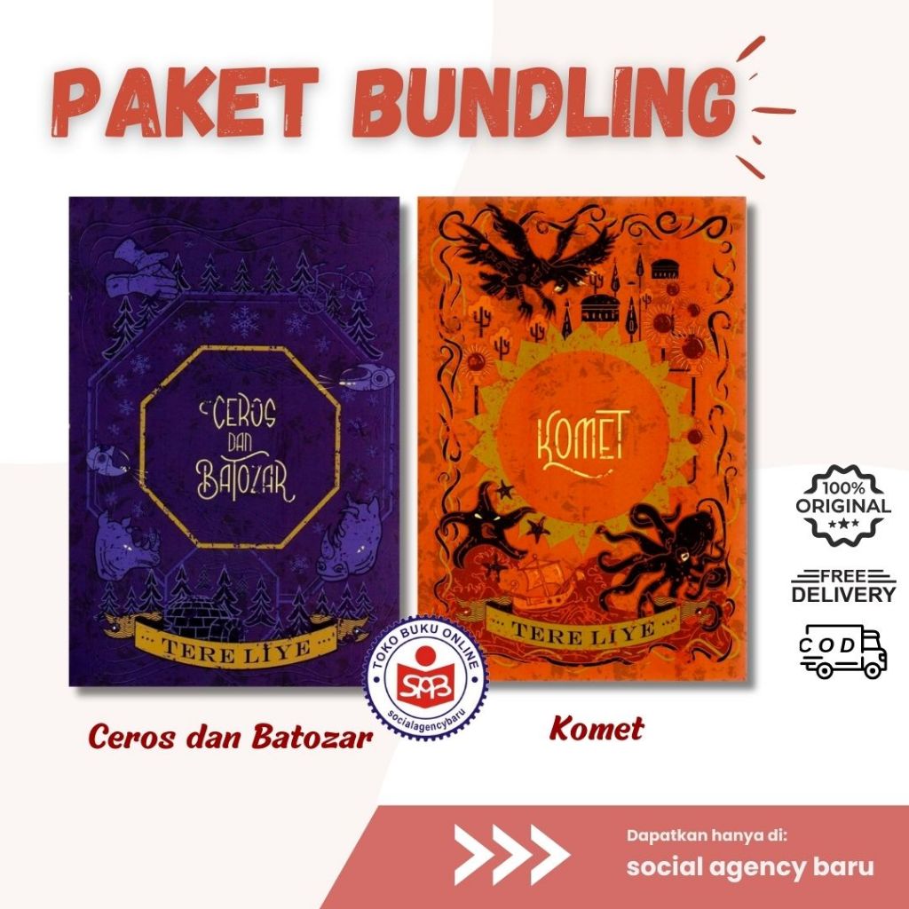 Jual Novel Komet dan Ceros dan Batozar Original - Tere Liye | Shopee ...