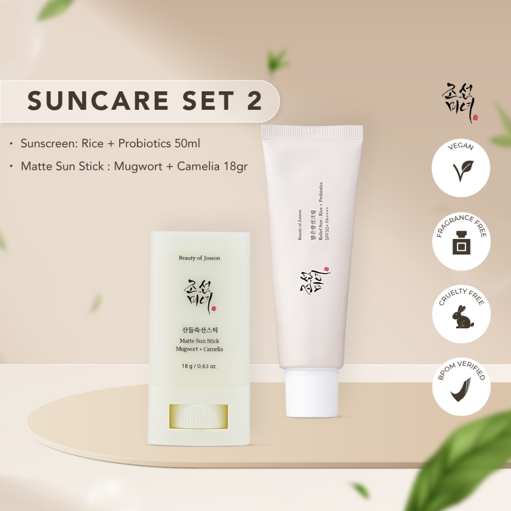 Jual Beauty of Joseon Suncare Set 2 [Sunscreen + Matte Sun Stick ...