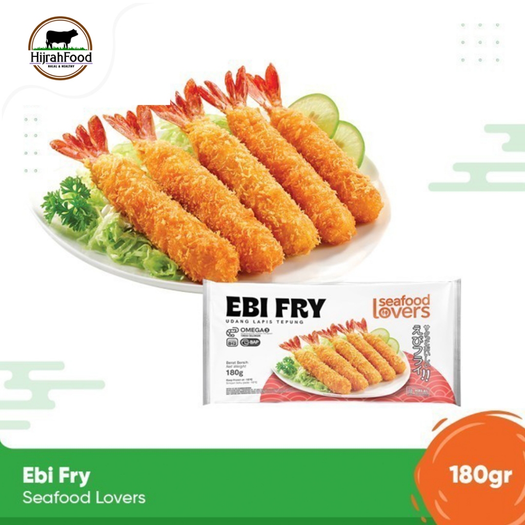 Jual Seafood Lovers Ebi Fry Praktis Udang Lapis Tepung Khas Jepang Ebi Furai 180 gram | Shopee ...