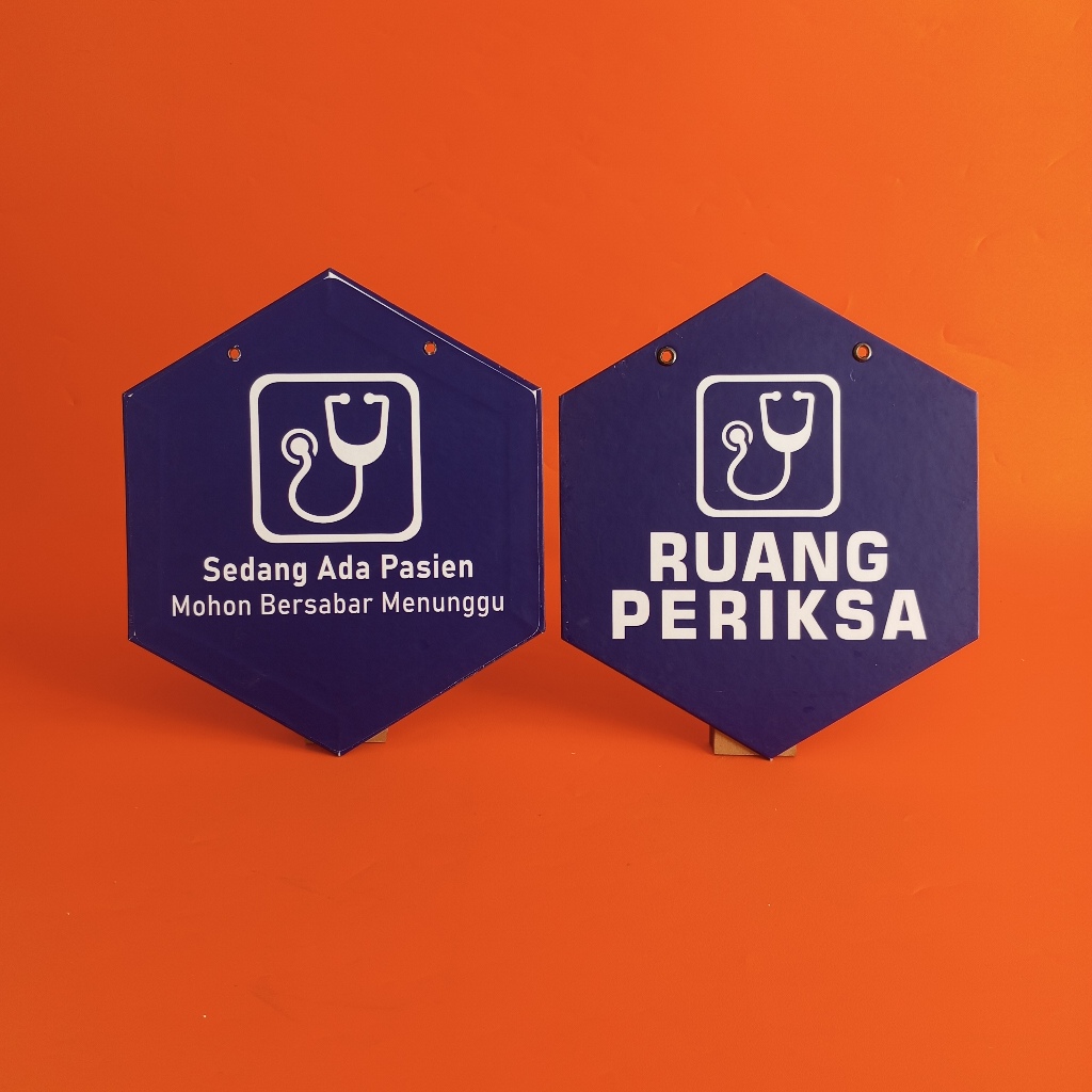 Jual Hard Poster Ruang Periksa/ Poster Gantung Nama Ruang/ Penunjuk ...