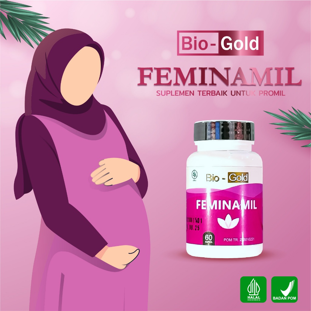 Jual FEMINAMIL Promil Suplemen Penyubur Program Hamil 60 Kapsul ...