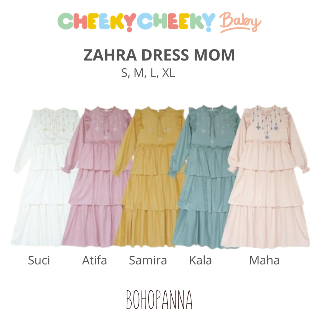 Jual Bohopanna Zahra Dress Mom / Gamis Ibu | Shopee Indonesia
