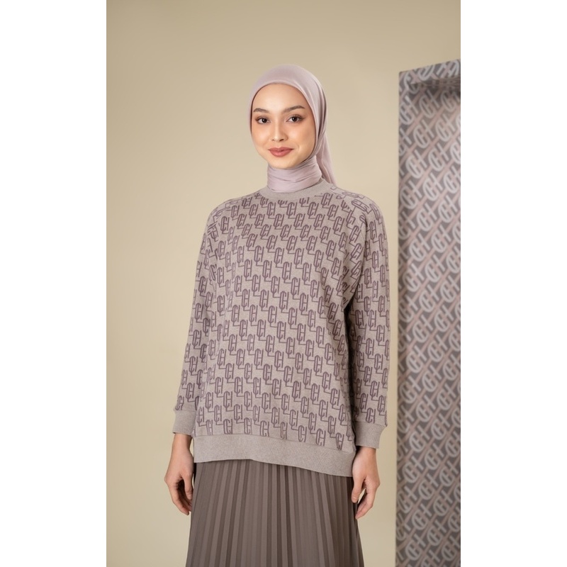 Jual HEYLOCAL - HLC Knit Sweater Mauve / Sweater | Shopee Indonesia