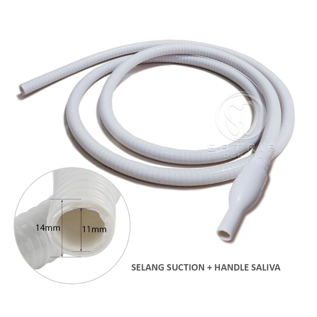 Jual Selang Suction Strong 11mm Plus Handle Saliva Suction Fengdan ...