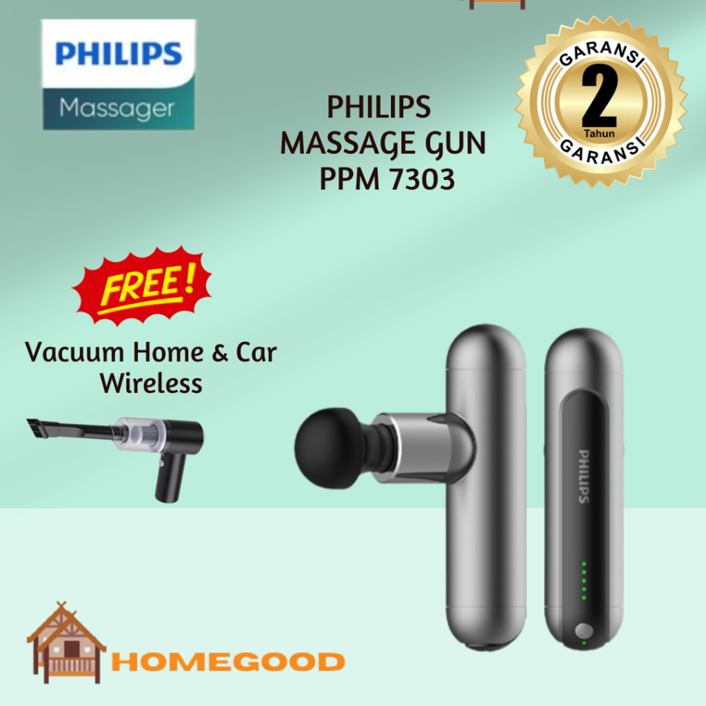 Jual Philips Massage Gun Warm The Skin PPM7303 | Shopee Indonesia
