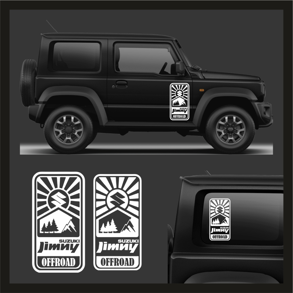 Jual Stiker Jeep Jimny Offroad / Sticker Mobil | Shopee Indonesia
