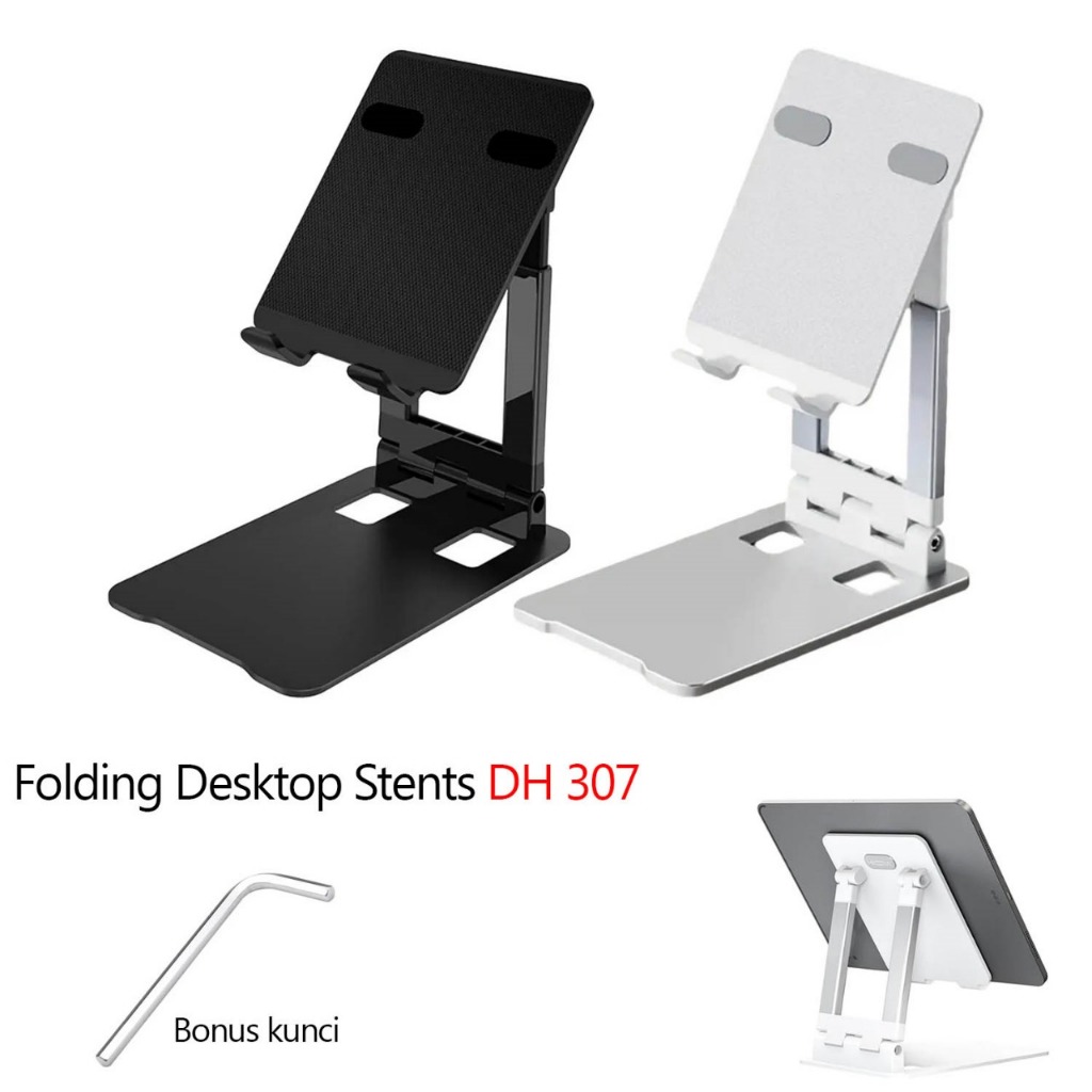 Jual Telescopic Foldable Adjustable Phone Stand Holder Hp / Tablet ...