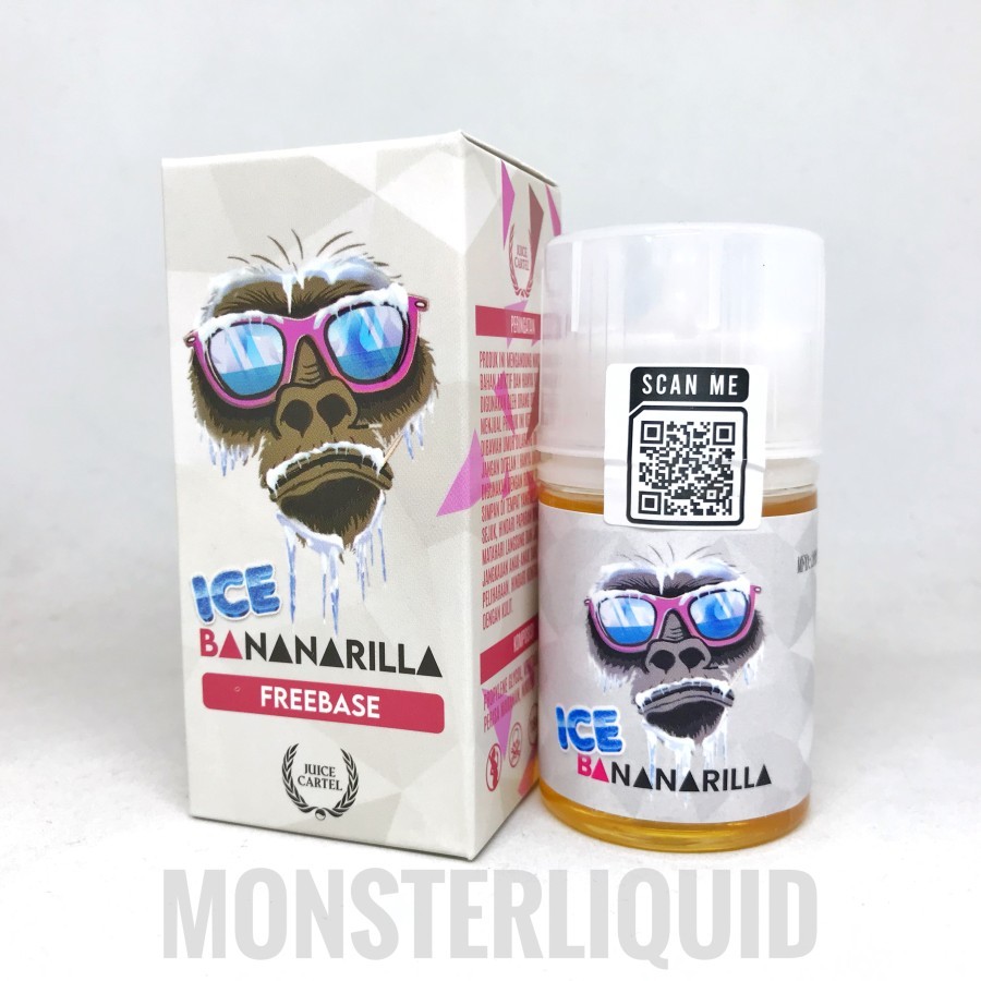 Jual ICE BANANARILLA BANANA STRAWBERRY ICE BY JUICE CARTEL 3MG 60ML ...