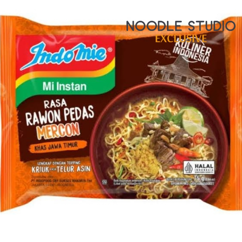 Jual Indomie Indomi Mie Mi Instan Rasa Rawon Pedas Mercon Khas Jawa ...