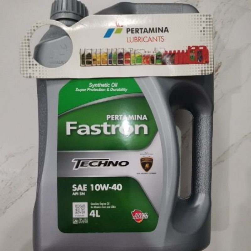 Jual oli fastron techno 4 liter Sae 10w-40 galon | Shopee Indonesia