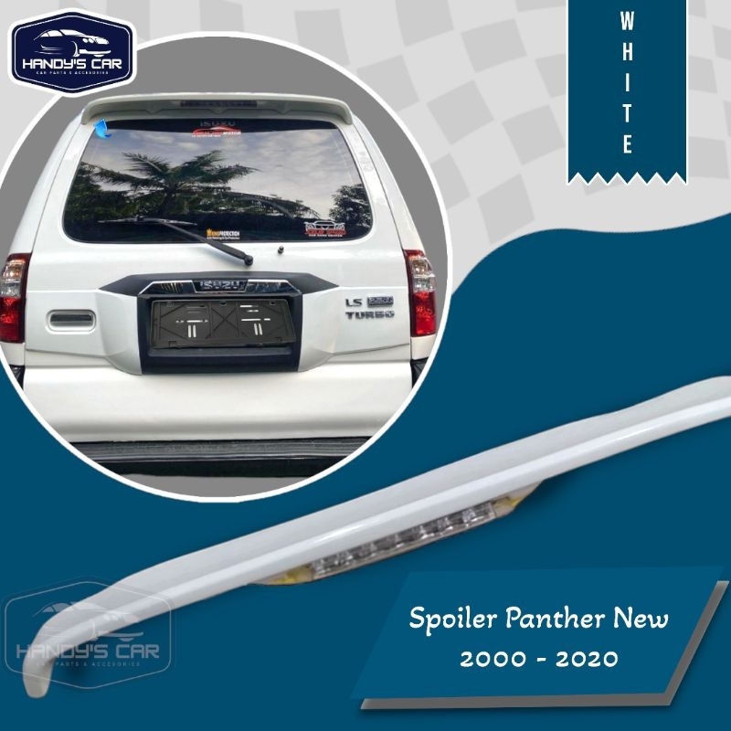 Jual Spoiler Isuzu Panther new tahun 2000 - 2020 + Lampu Rem | Shopee ...
