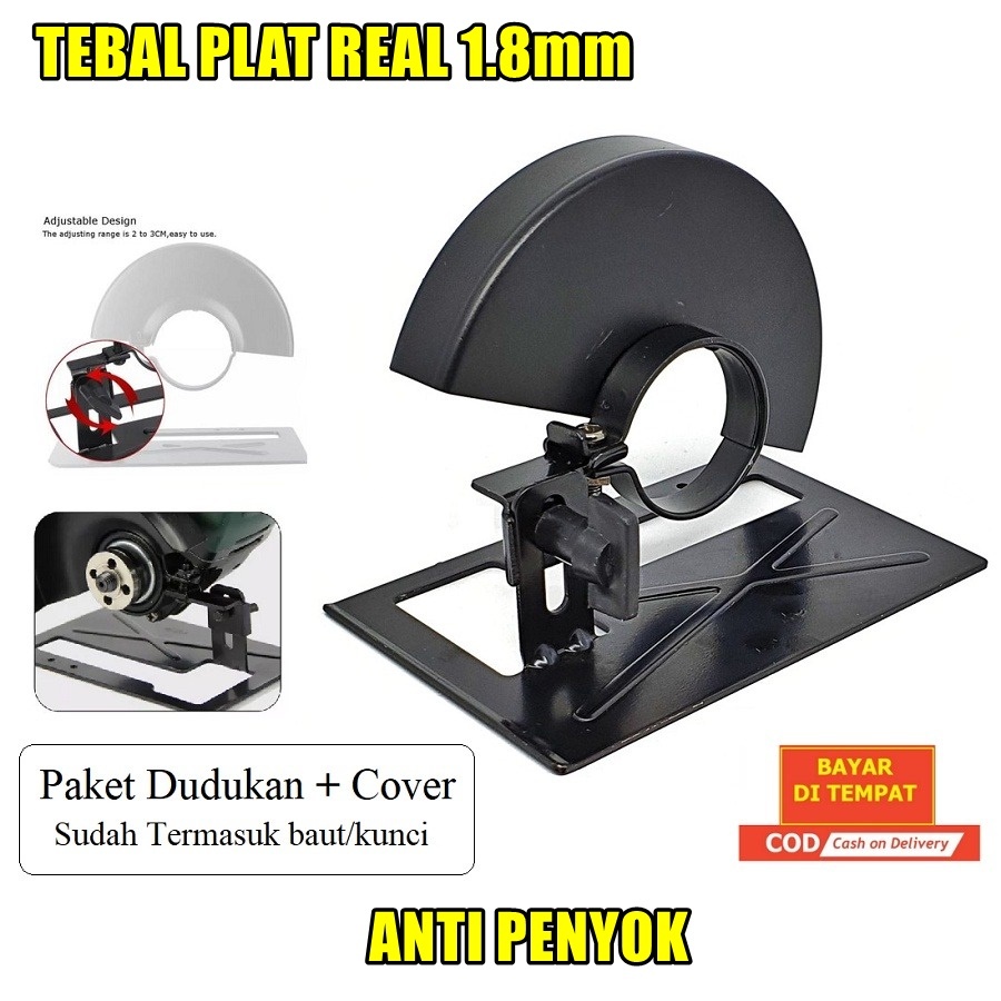 Jual Dudukan Mesin Gerinda Gergaji DIY Holder Guide Tatakan Pengaman ...