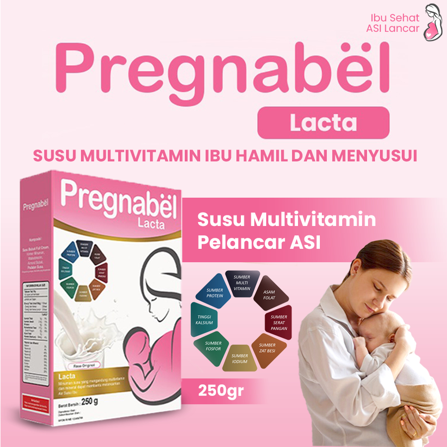 Jual Pregnabel Lacta - Susu Multivitamin Pelancar ASI - BPOM dan Halal ...