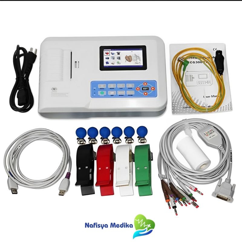 Jual ECG 3 CHANNEL / CONTEC ECG300G 12 LEAD / ECG300G VET | Shopee ...