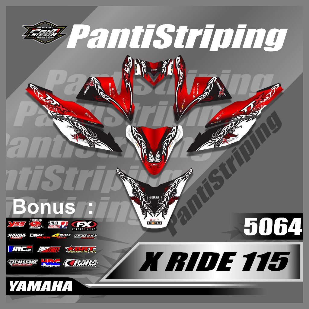 Jual Sticker Striping Decal Motor X-RIDE 155 Fullbody - Sticker ...
