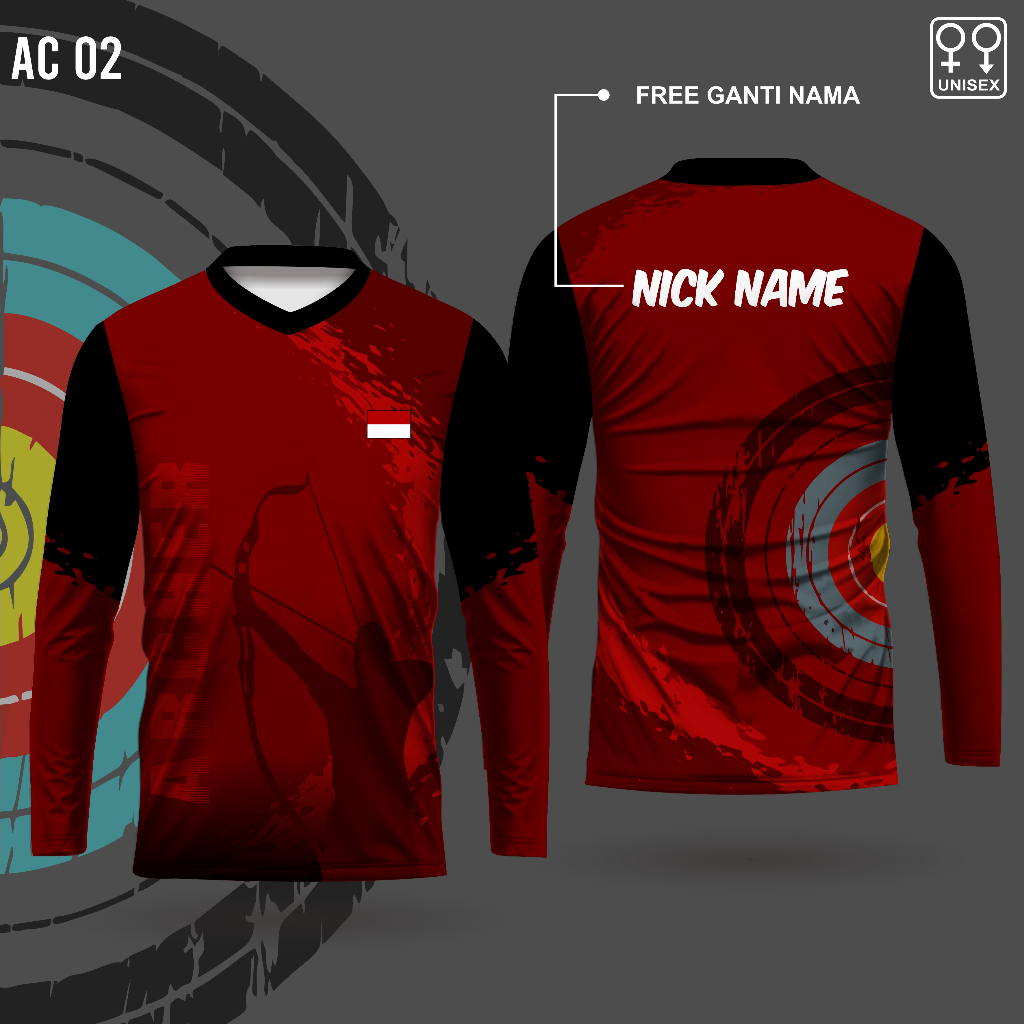 Jual Jersey panahan baju panahan kaos panahan archery baju panahan ...