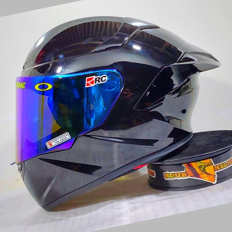 Jual Helm Full Face Mla Solid Terbaru Paket Ganteng Mla ttc Kaca Visor ...