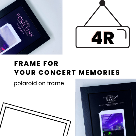 Jual 4R | Frame for Your Concert Memories | Polaroid on Frame | Shopee ...